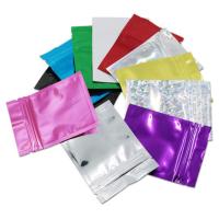 China Custom Black Aluminum Foil Zipper Bag Heat Seal Resealable Packaging 20-200 Micron for sale