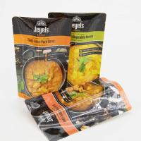 China Custom Printed Doypack Zipper Bag for Soup Sauce Packaging 200micron Food Grade for sale