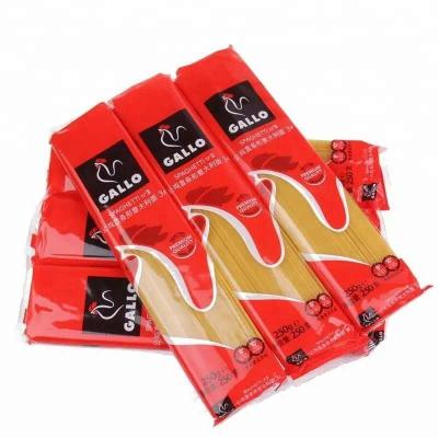 China Custom Printing 500g,1kg Clear Plastic Flour Macaroni Pasta Spaghetti Packaging Bag for sale