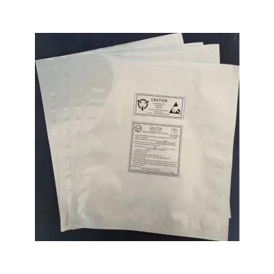China Custom Logo anti-static Aluminium foil k 3 side sealing Plastic shielding bag for sale