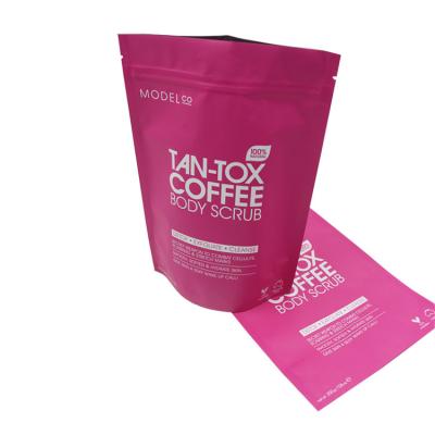 China Custom printed scrub waterproof laminated multiple layer food packaging k plastic aluminum foil bag for coffee for sale