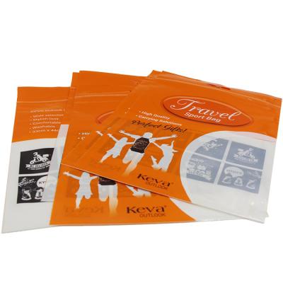 China Custom Printing zipper laminated plastic opp bag for package gift for sale