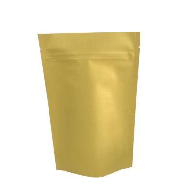 China Eco friendly biodegradable plastic Kraft paper packaging k coffee bags for sale
