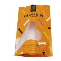 China Custom Eco-Friendly Kraft Paper Doypack Sachet with Zipper for Pet Food Packaging 10000pcs for sale