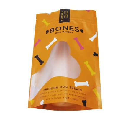 China Custom Eco-Friendly Kraft Paper Doypack Sachet with Zipper for Pet Food Packaging 10000pcs for sale