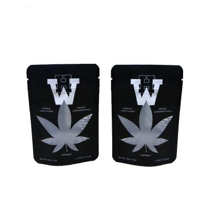 China Matte Black Stand Up Aluminum Foil Zipper Pouch Custom Size 20-200 Micron Thickness for sale