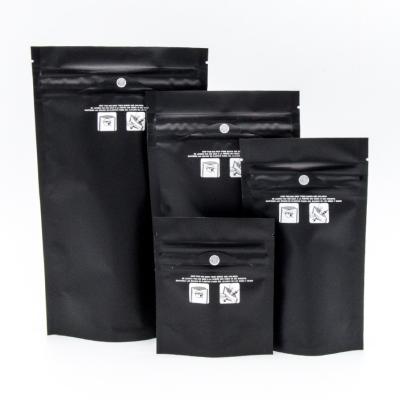 China Custom Printed Child Resistant Smell Proof Mylar Bags with Zipper 10k MOQ for sale