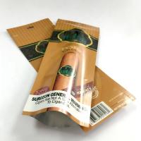 China Custom Printed Aluminum Foil Blunt Cigar Wrap Packaging Bags for Tobacco 20-200 Micron for sale