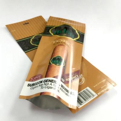 China Custom Printed Aluminum Foil Blunt Cigar Wrap Packaging Bags for Tobacco 20-200 Micron for sale