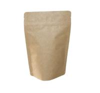 China Custom Kraft Paper Stand Up Pouch with Zipper Food Grade 10000pcs MOQ for sale