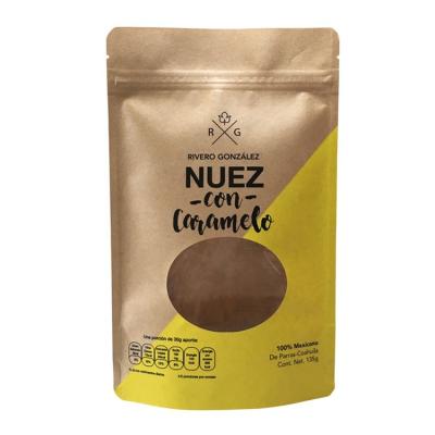 China stand up pouch bag with clear window paper bag for coffee bean for sale