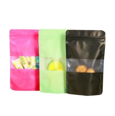 China Custom Food Grade Stand Up Pouch with Zipper Heat Seal for Nut Snack 10000 Pcs MOQ for sale