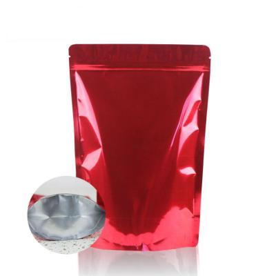 China custom printed frosted resealable stand up foil laminated zip-lock proof plastic bag for sale
