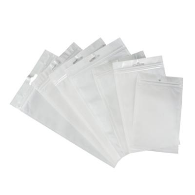 China Custom OPP Self Adhesive Pearl Film Ziplock Bag Transparent Zipper Bag 20-200 Micron for sale
