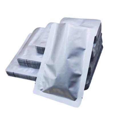 China Large Size Aluminium Foil Flat Three Side Seal Bag Vacuum Food Package 20-200 Micron for sale