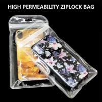 China Custom Transparent Zipper Plastic Phone Case Pouch 20-200 Micron Retail Packaging Bag for sale