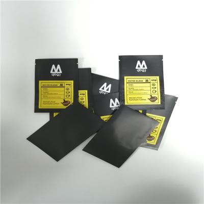 China custom sachet for powder packaging sample packaging bag flat bag stand up bag with zipper for sale