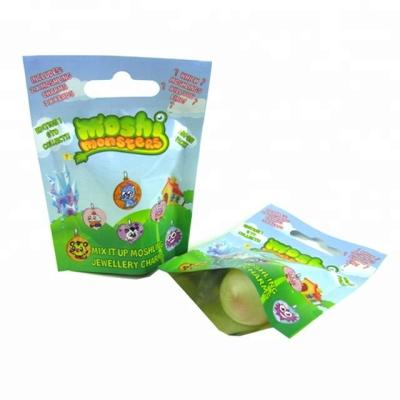 China OEM Custom Gravure Printing Aluminum Foil Toy Packing 3 Side Seal Bag 10000pcs for sale