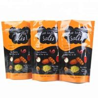 China Custom Printed Mylar Bags with Tear Notch Top Food Grade 9 Color Gravure Printing for sale