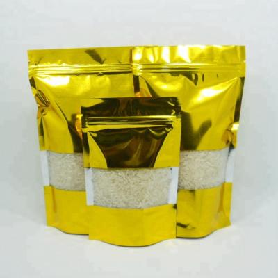 China moisture proof Aluminum Foil laminated hang hole top plastic zip bag for sale