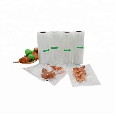 China Clear PE Vacuum Food Sealer Rolls Embossed Plastic Bags 20-200 Micron Custom Size for sale