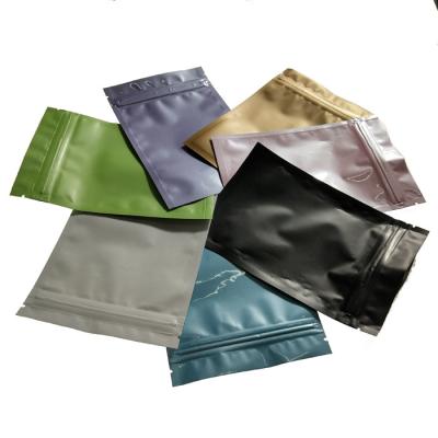 China Custom Glossy Printed Aluminum Foil Ziplock Plastic Bag 20-200 Micron Thickness for sale