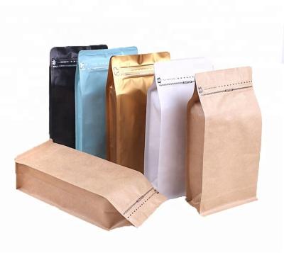 China Eco Friendly Resealable Aluminum Foil Coffee Bean Bag with Valve 8oz 16oz 32oz for sale