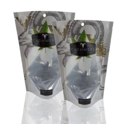 China custom logo OPP gravure printing ziplock resealable plastic packaging bags for sale
