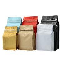 China Resealable Aluminum Foil Stand Up Zip Lock Airtight Coffee Bags Custom Size 20-200 Micron for sale