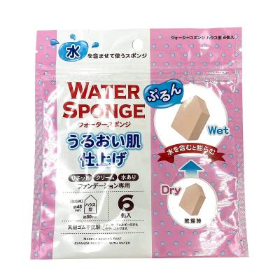 China Wholesale Three Sides Sealing Makeup Sponge Eyebrow Brush Plastic Packaging Bag with Ziplock Custom Size for sale