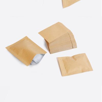 China Custom 3 Side Seal Kraft Paper Plastic Bags with Heat Seal 20-200 Micron Thickness for sale