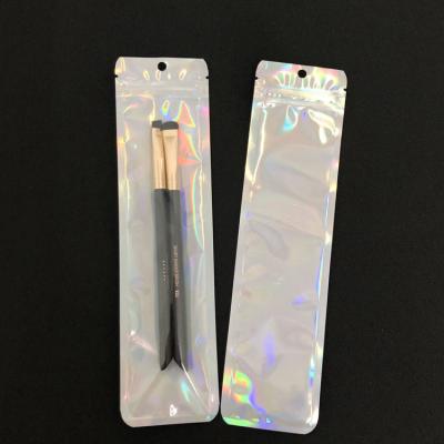 China Custom Printed Pearl Film Ziplock Plastic Bags for Makeup Tools Packing 10000 Pcs MOQ for sale