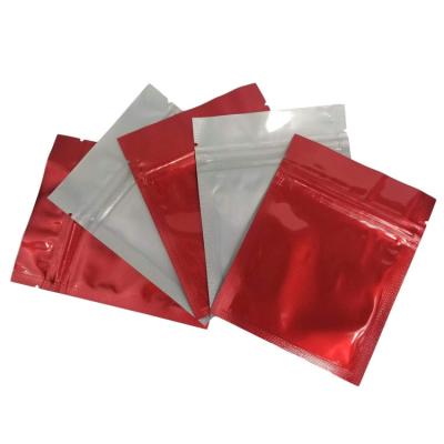 China Custom Printed Aluminum Foil Mylar Resealable Zipper Bags 20-200 Micron Thickness for sale
