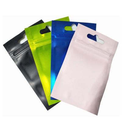 China Custom Aluminum Foil Mylar Resealable Zipper Bags 20-200 Micron Thickness for sale