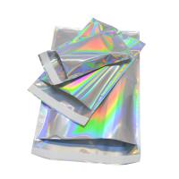 China Holographic Aluminum Foil Self Sealing Courier Envelopes 20-200 Micron Custom Size for sale