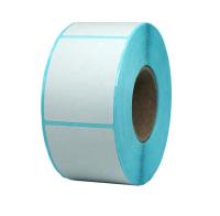 China Custom Direct Thermal Labels Self Adhesive Paper 76mm Core Roll for Barcode Printing for sale