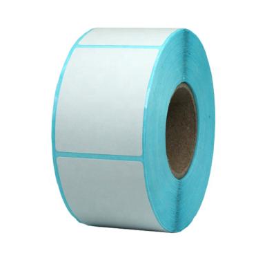 China Custom Direct Thermal Labels Self Adhesive Paper 76mm Core Roll for Barcode Printing for sale