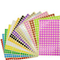 China Custom Waterproof Round Sticker Label 45x35cm Vinyl Paper Adhesive Fragile Sticker ISO9001 for sale