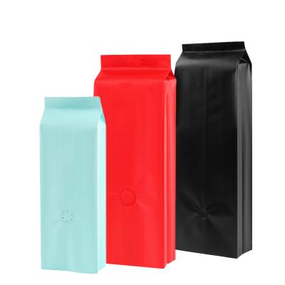 China Custom Side Gusset Coffee Bags 250g 500g 1LB 1000g with Zipper Food Grade PET VMPET PE for sale