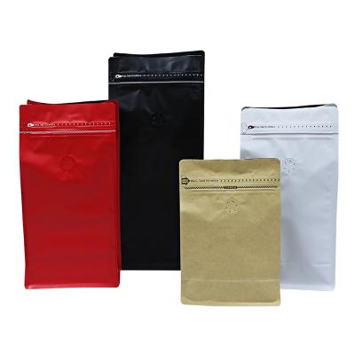 China Custom Coffee Bags 100g to 1kg Food Packaging Pouch with One Way Valve for sale