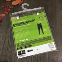 China Custom Clear PVC Clothing Packaging Bag with Hanger Hook for Underwear T-Shirt 20-200 Micron for sale