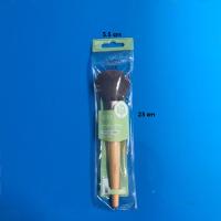 China Custom Logo Clear PVC Makeup Brush Bag with Header Eco-Friendly Packaging 20-200micron for sale
