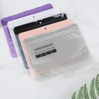 China Custom Zipper Mylar Bag for Underwear Clothing Socks 20-200 Micron Thickness for sale