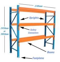 China Selective Warehouse Pallet Rack Heavy Duty Steel Storage Racks for sale