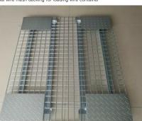 China Galvanized Steel Pallet Rack Wire Deck 50*100mm 100*100mm Mesh Grid For Shelving for sale