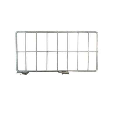 China Hanging Wire Mesh Divider / Welded Wire Mesh Panel With Hooks For Warehouse Rack for sale