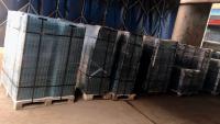 China Flared Channel Pallet Racking Wire Decks Powder Coating 50x50mm for sale