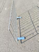 China Movable Wire Mesh Dividers / Panels Free Standing Full Height With Clips for sale