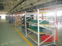 China Powder Coated Galvanized Carton Flow Rack Heavy Duty With Rollers for sale