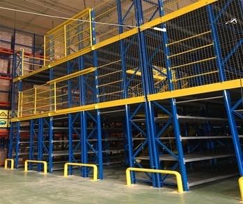 China Warehouse Steel Mezzanine Rack Compound Structural for High Levels Storage for sale